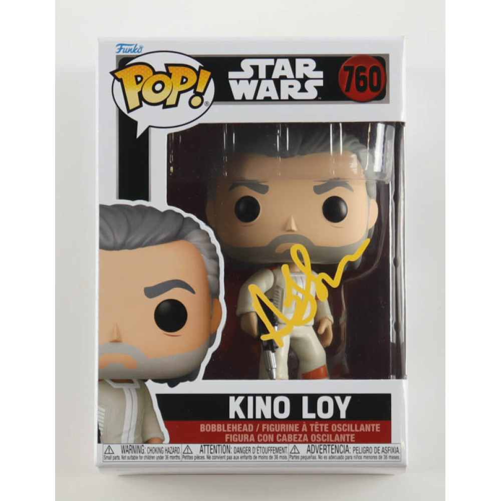 Andy Serkis Signed "STAR WARS" #760 Kino Loy Bobble-Head Funko Pop ...