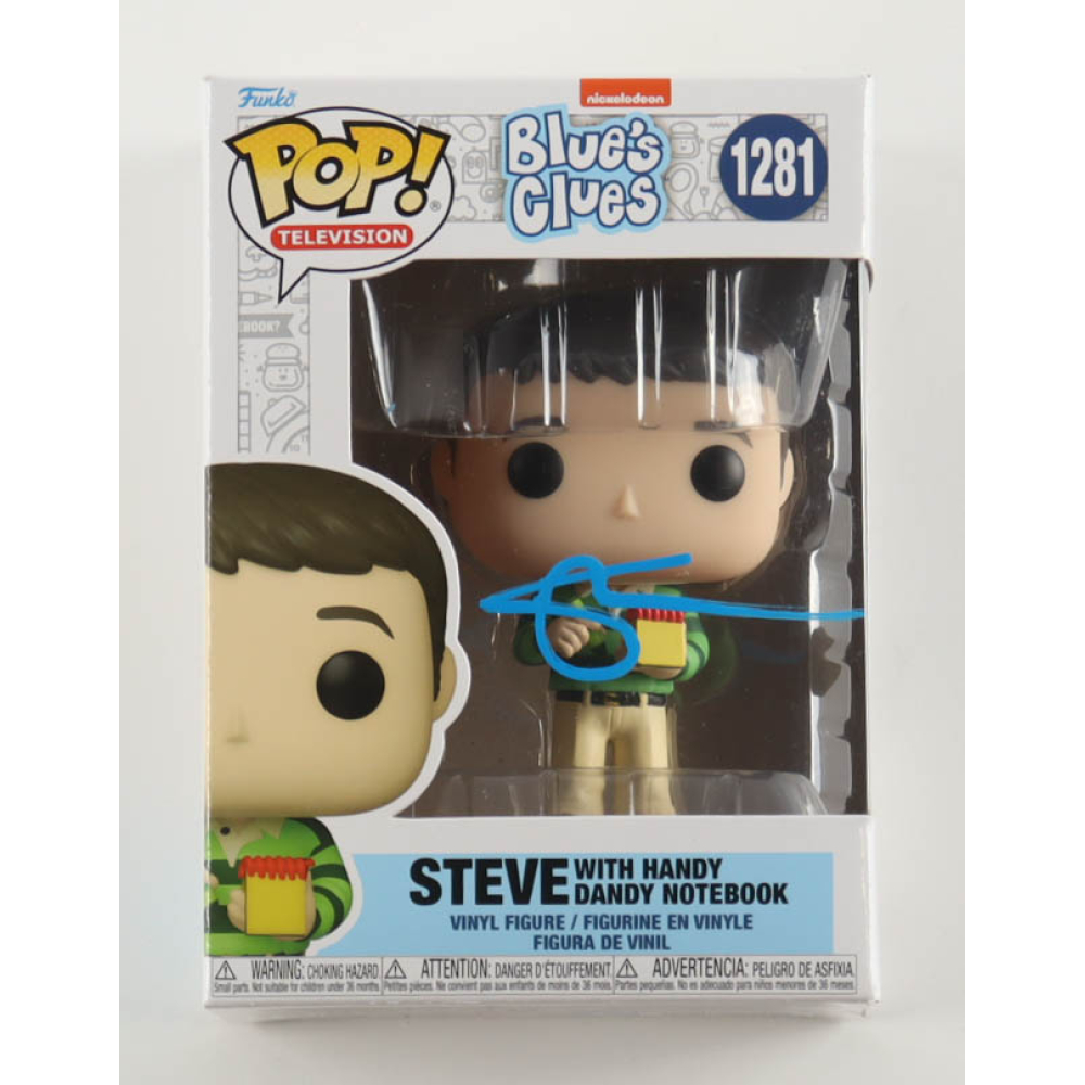 Steve Burns Signed "Blue's Clues" #1281 Steve With Handy Dandy Notebook ...