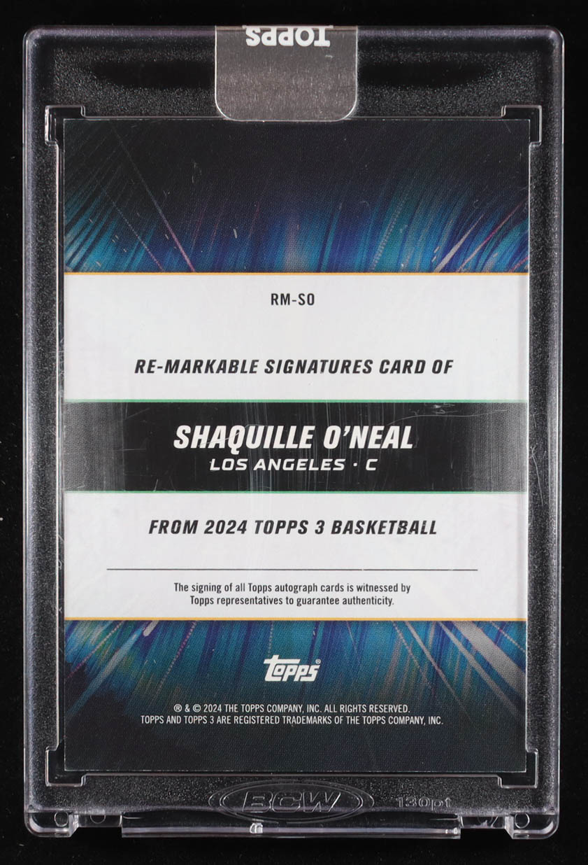 Shaquille O'Neal 2023-24 Topps 3 Re-Markable #RMSO #04/49 | Pristine Auction