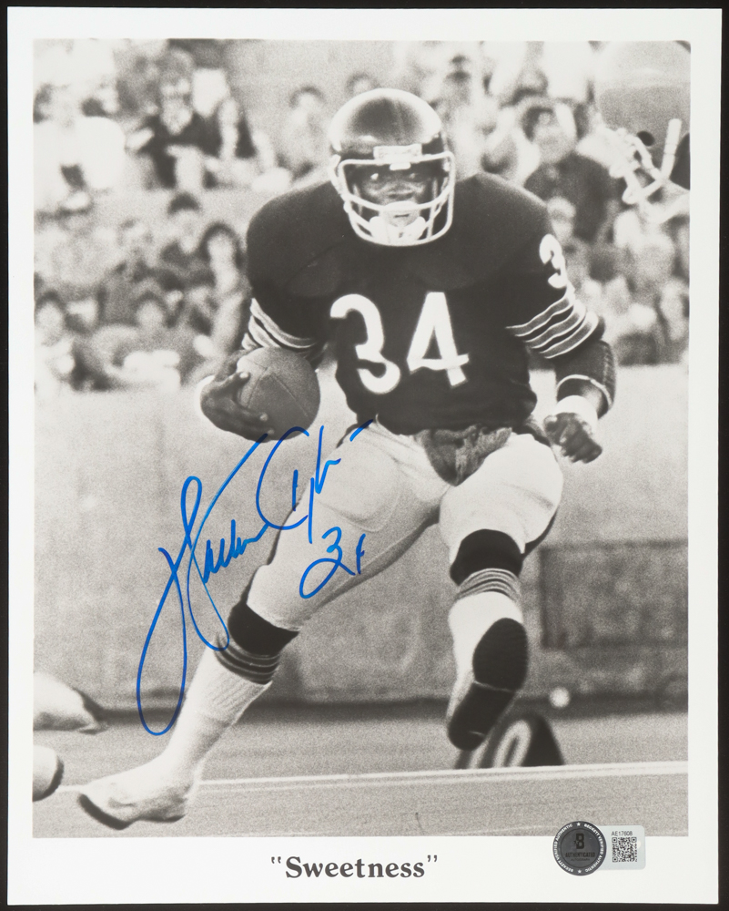 Walter "Sweetness" Payton Signed Bears 8x10 Photo (Beckett) | Pristine ...