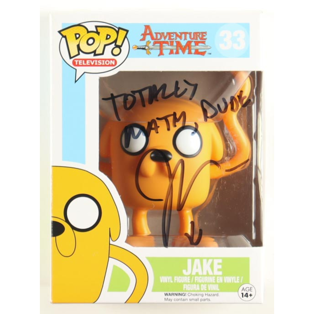 John DiMaggio Twice-Signed "Adventure Time" #33 Jake Funko Pop! Vinyl ...