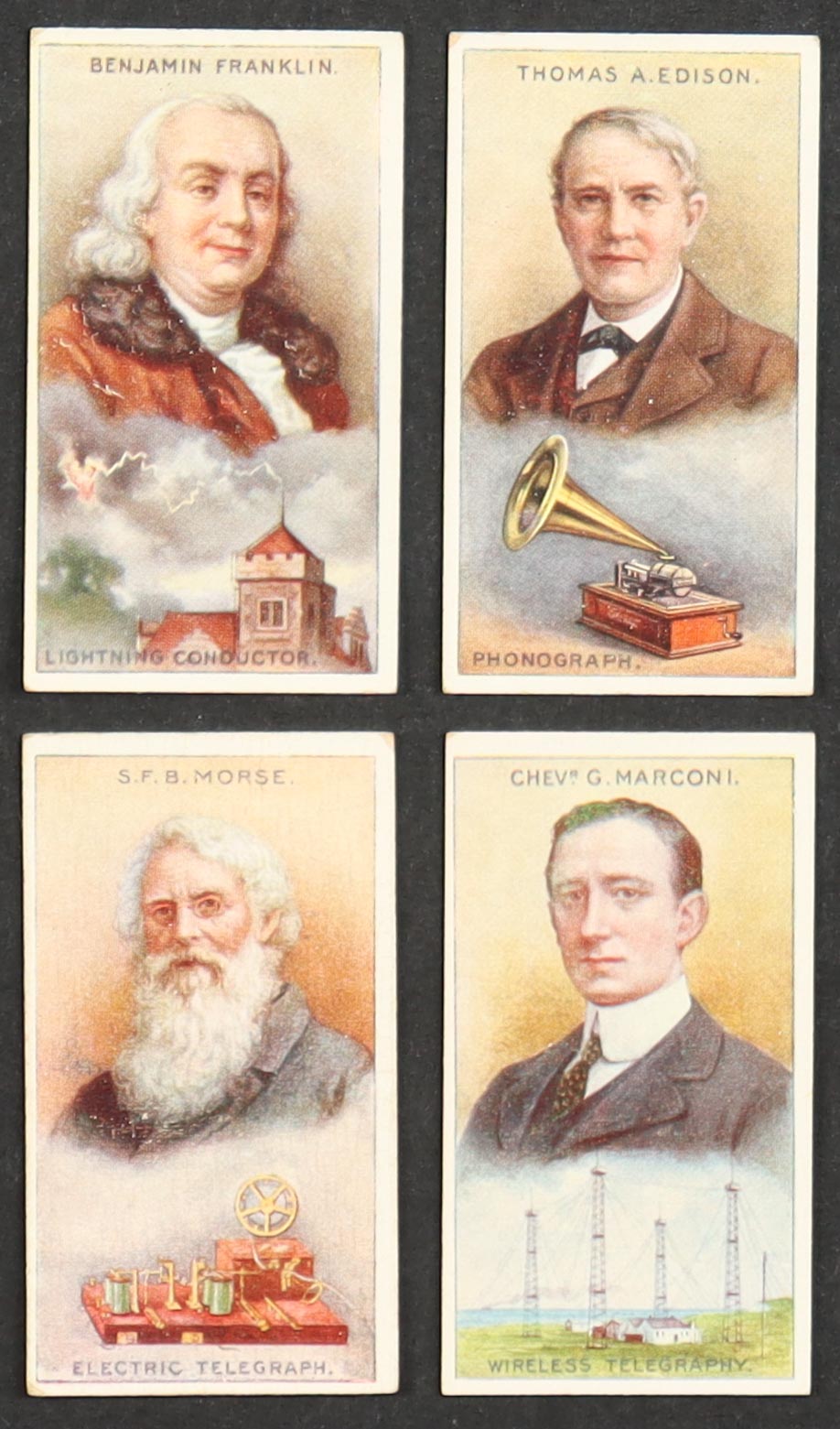 1924 Bucktrout "Inventors" Complete Set of (20) Cigarette Cards With ...