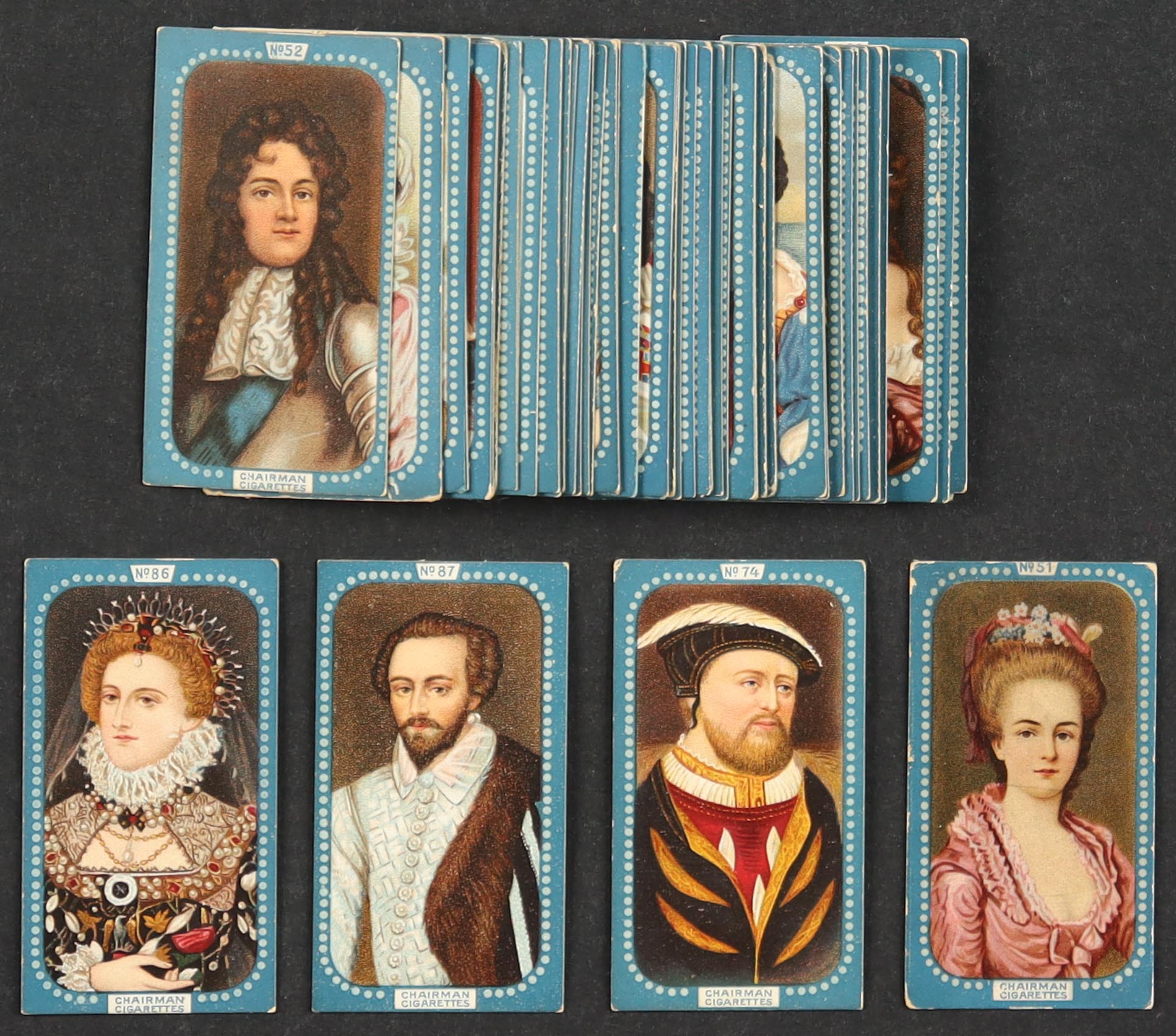 1912 R. J. Lea Chairman Miniatures Complete Set of (50) Cigarette Cards ...