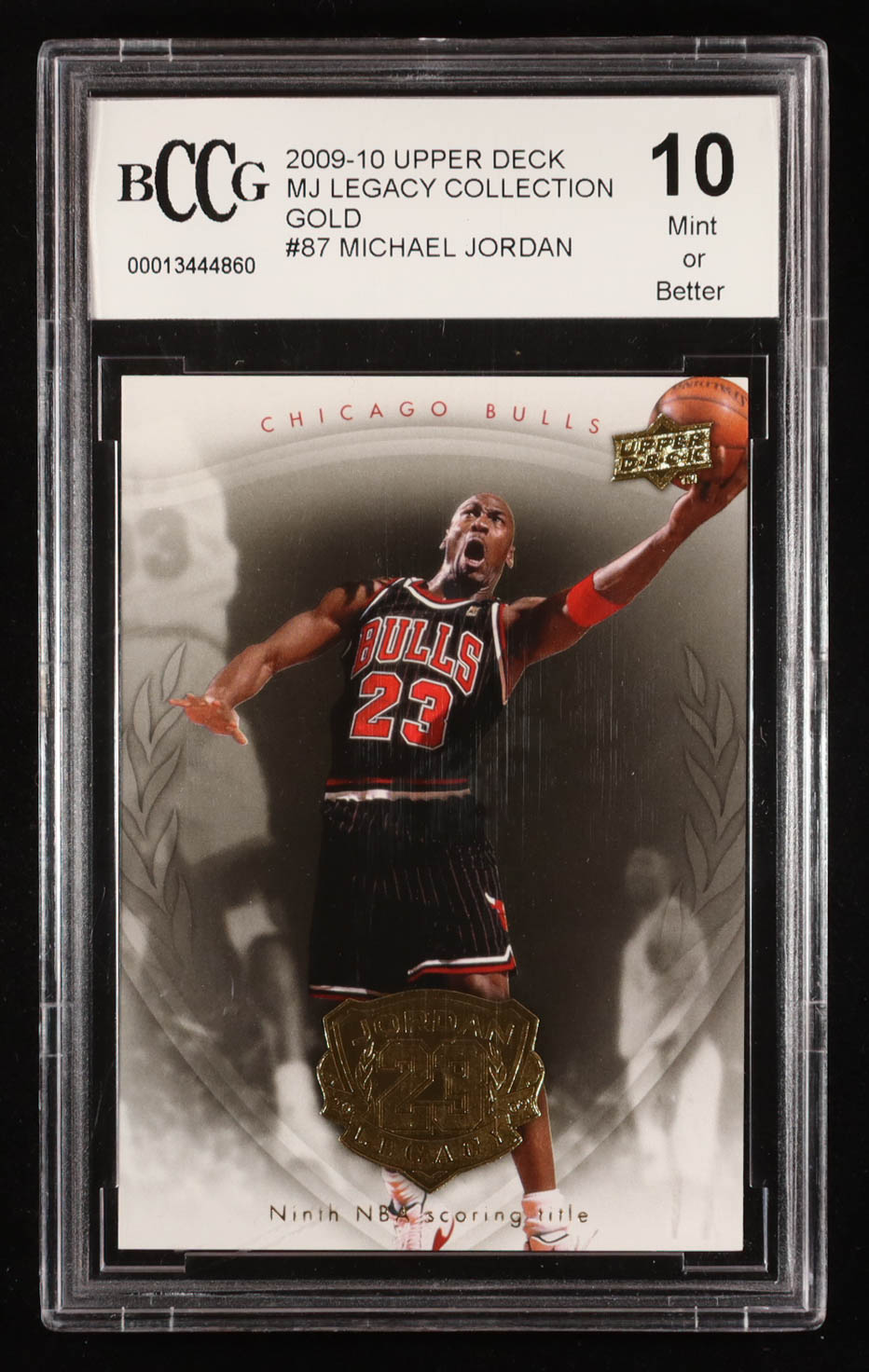 Michael Jordan 2009-10 Upper Deck Michael Jordan Legacy Collection Gold ...