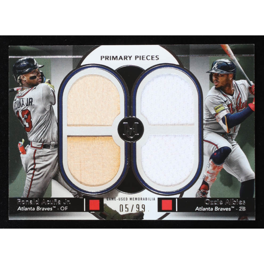 Ozzie Albies / Ronald Acuna Jr. 2024 Topps Museum Collection Primary ...