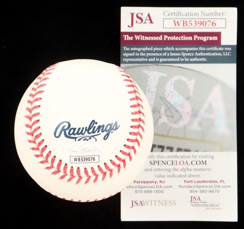 Billy Wagner Signed OML Hall of Fame Logo Baseball (JSA) | Pristine Auction
