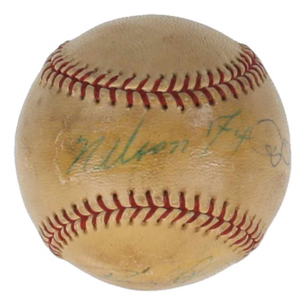 Nellie Fox, Jim O'Toole & Billy Pierce Signed Baseball (PSA) | Pristine ...