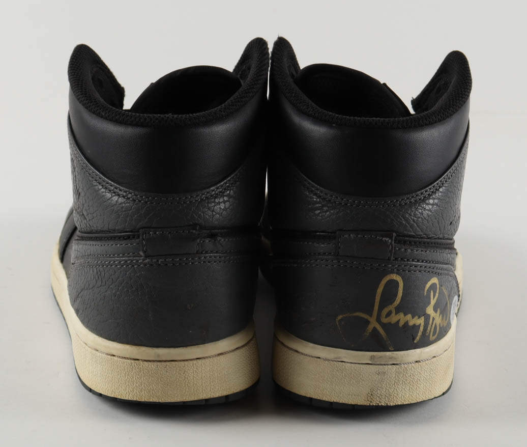 Larry Bird & Magic Johnson Signed Pair Of Nike Air Jordan Basketball ...