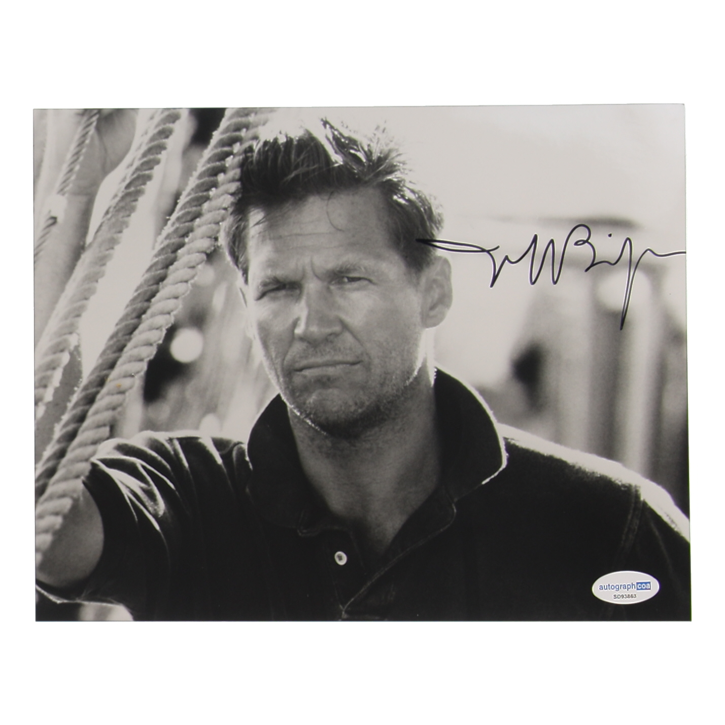 Jeff Bridges Signed "White Squall" 8x10 Photo (ACOA) | Pristine Auction