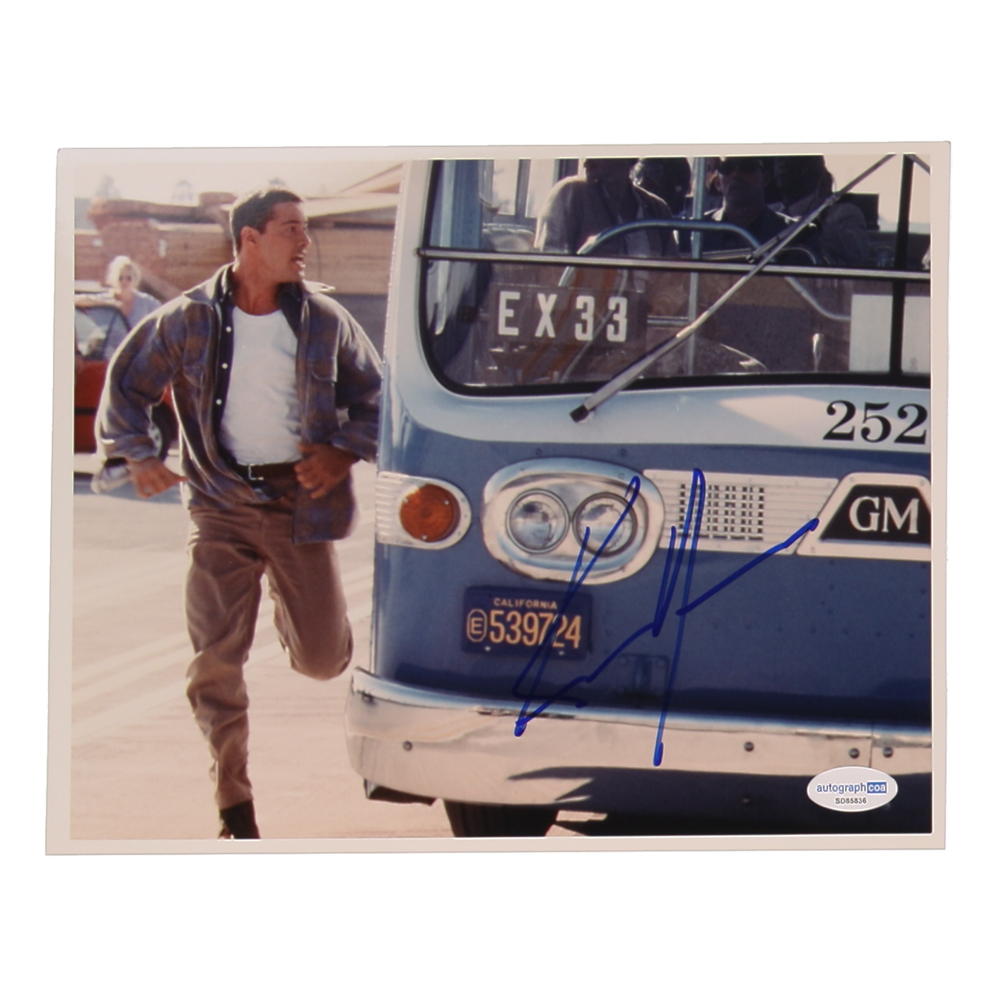 Keanu Reeves Signed "Speed" 8x10 Photo (ACOA) | Pristine Auction