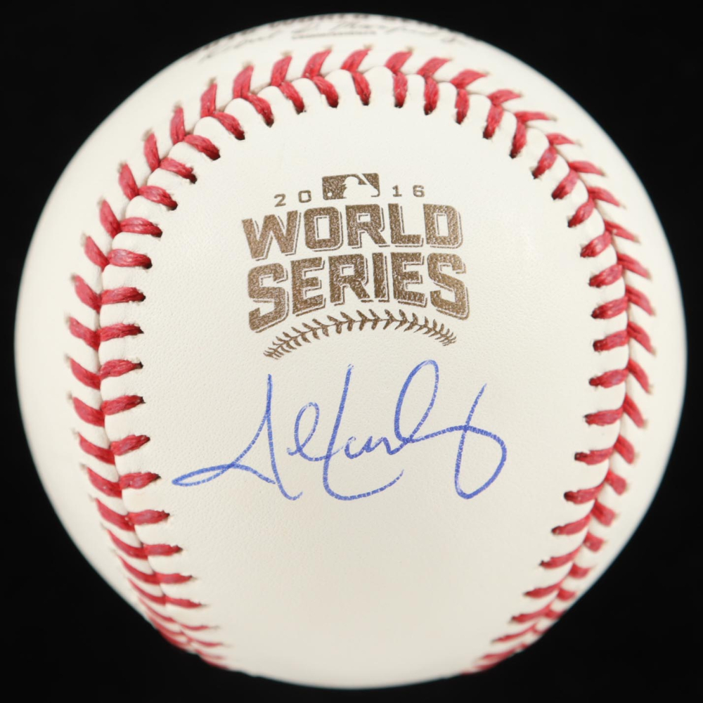 John Lackey Signed 2016 World Series Logo Baseball (JSA) | Pristine Auction