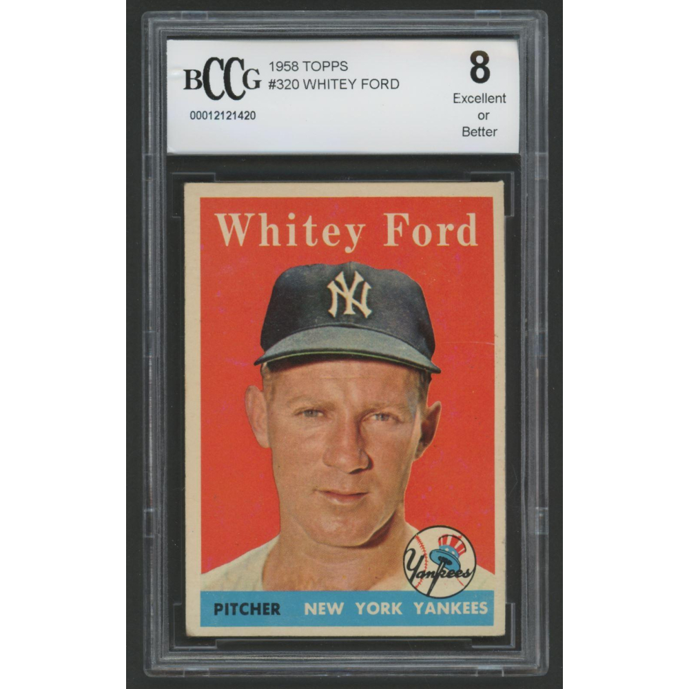 Whitey Ford 1958 Topps #320 (BCCG 8) | Pristine Auction