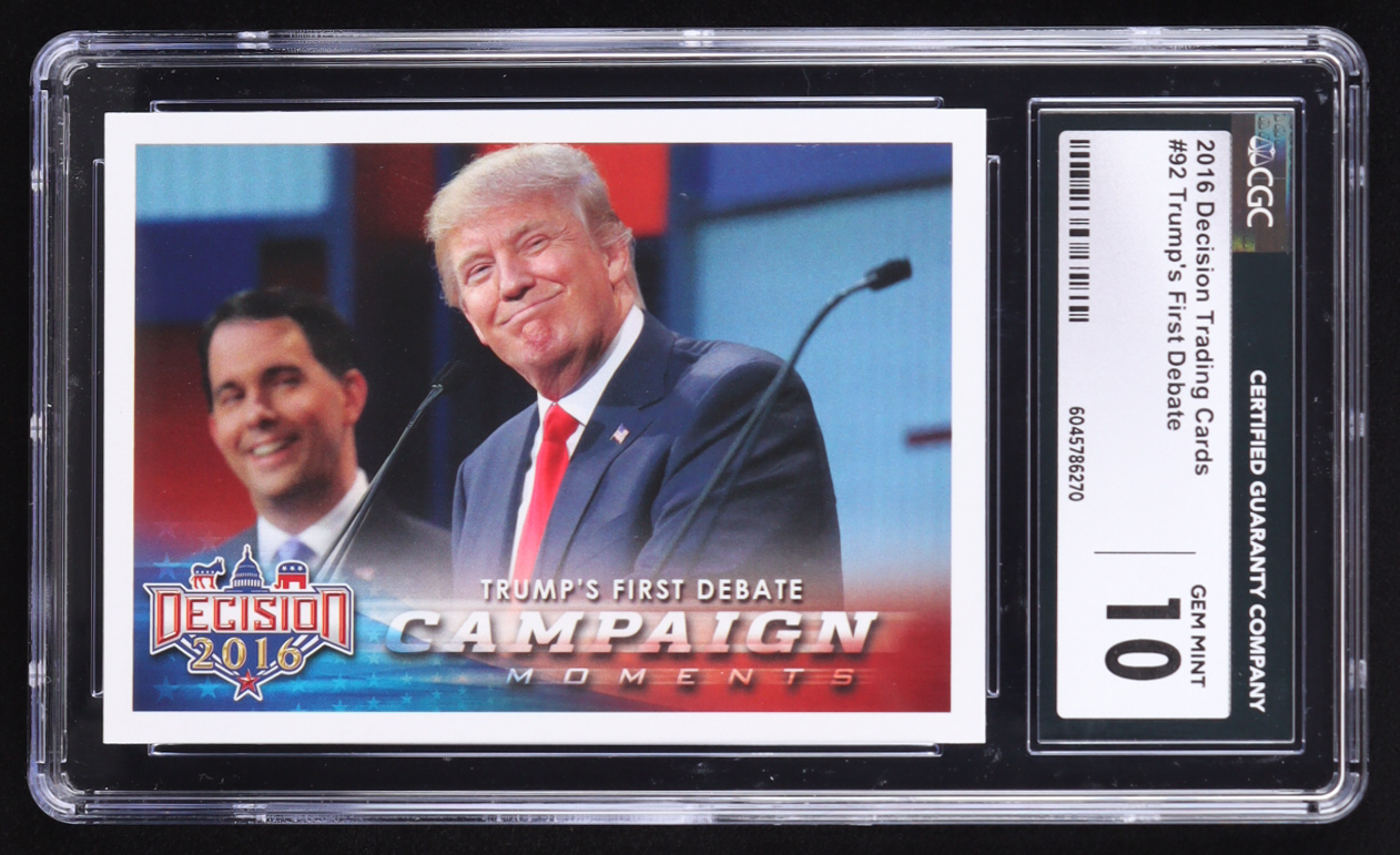 Donald Trump 2016 Decision #92 (CGC 10) | Pristine Auction