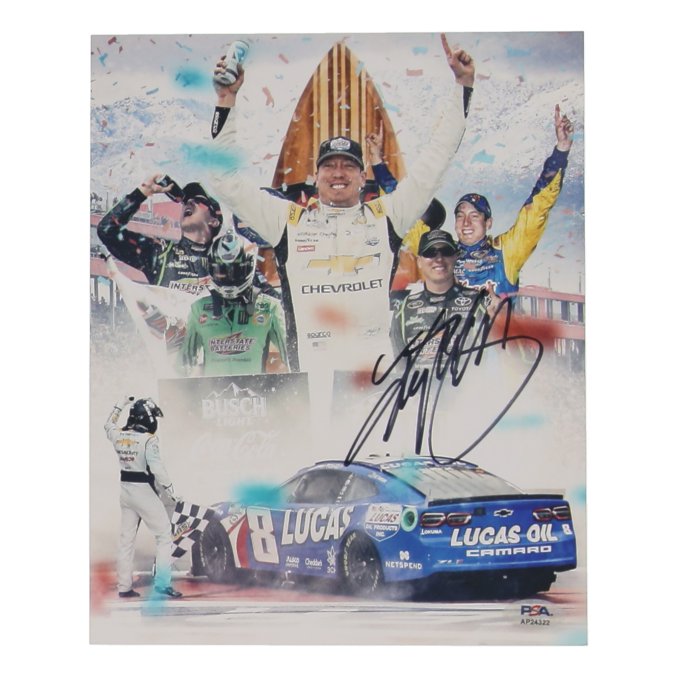 Kyle Busch Signed NASCAR 8x10 Photo (PSA) | Pristine Auction