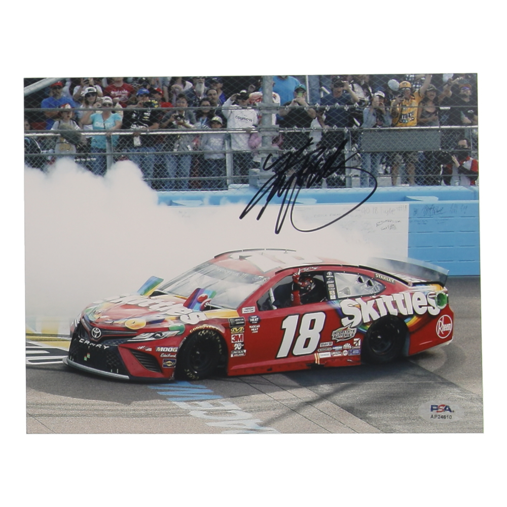 Kyle Busch Signed NASCAR 8x10 Photo (PSA) | Pristine Auction