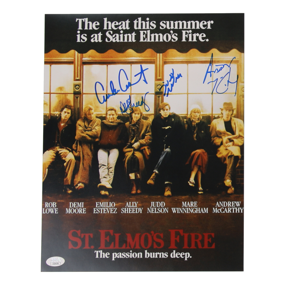 Emilio Estevez, Ally Sheedy, Judd Nelson & Andrew McCarthy Signed "St ...