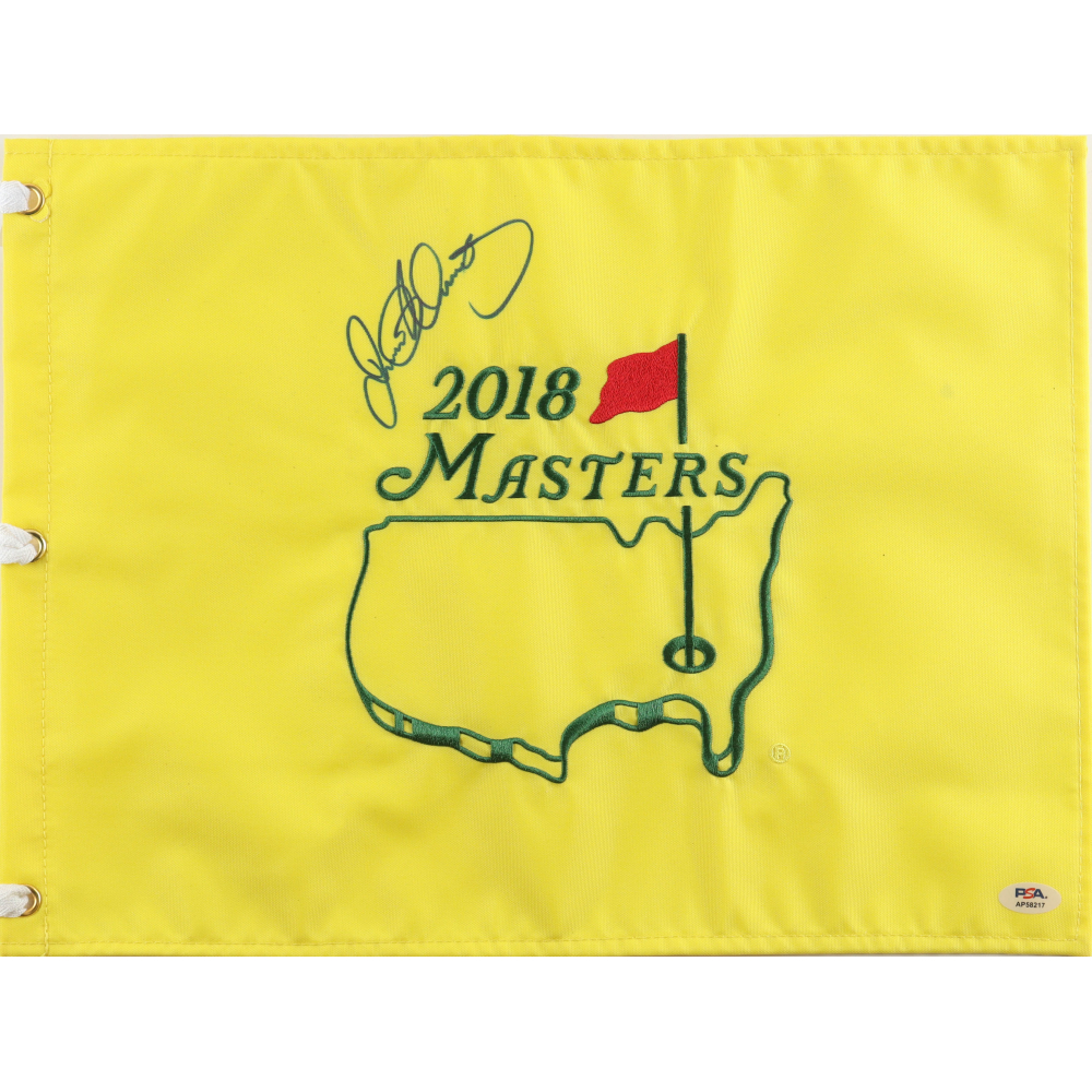 Rory McIlroy Signed 2018 Masters Tournament Golf Pin Flag (PSA ...