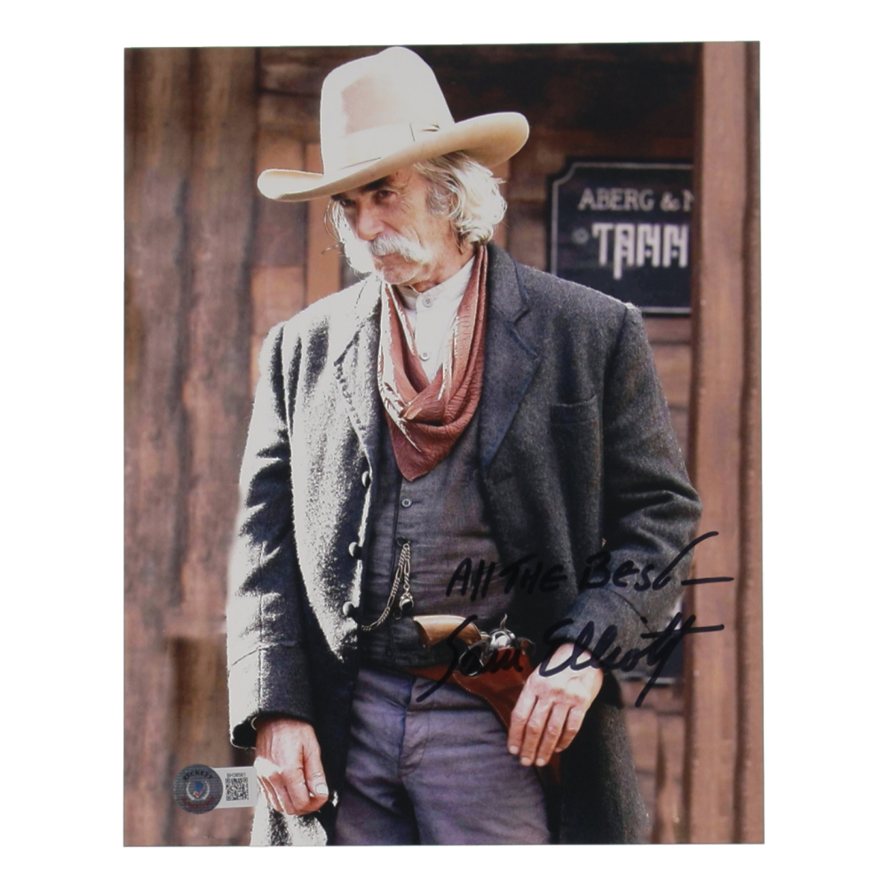 Sam Elliott Signed "1883" 8x10 Photo Inscribed "All The Best" (Beckett ...