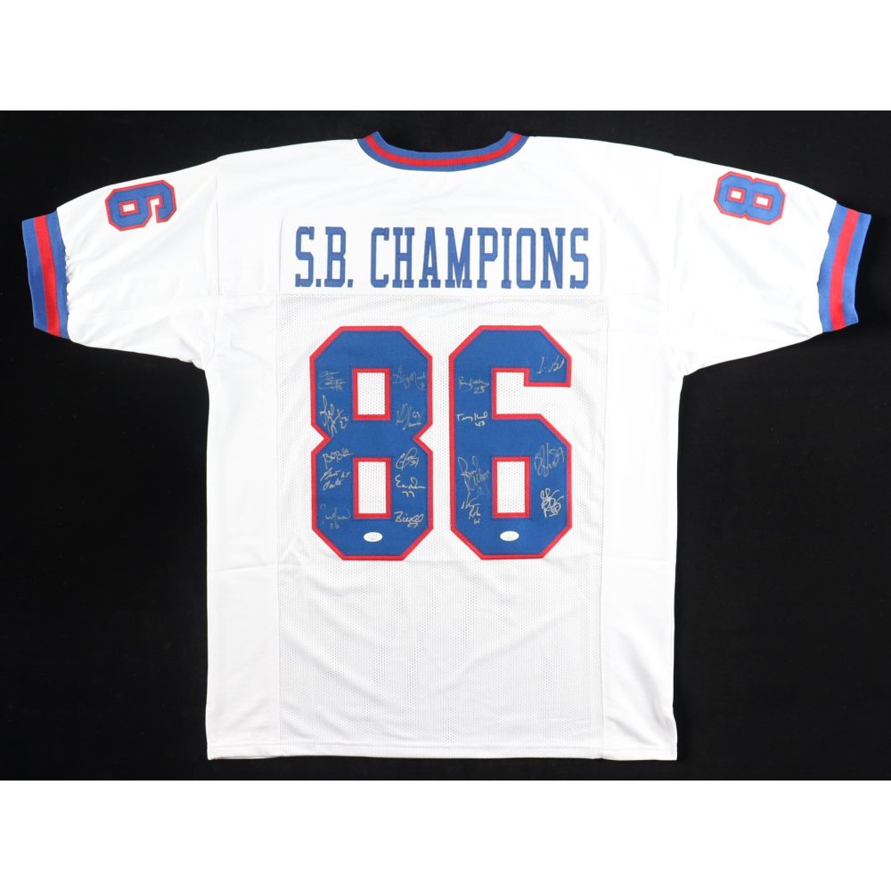 "1986 Super Bowl Champions" Jersey Team-Signed By (17) With Maurice ...