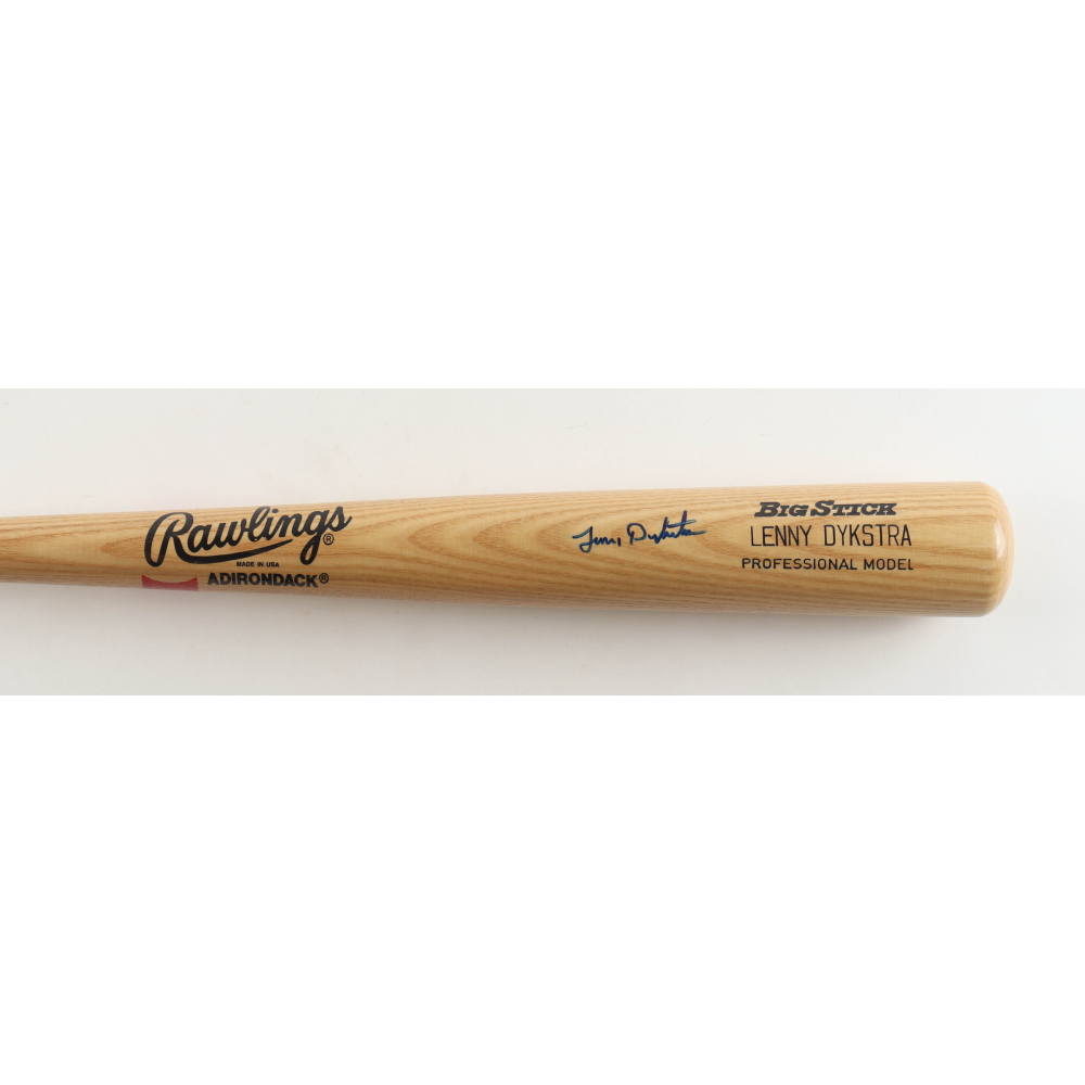 Lenny Dykstra Signed Rawlings Adirondack Pro Big Stick Player Model ...