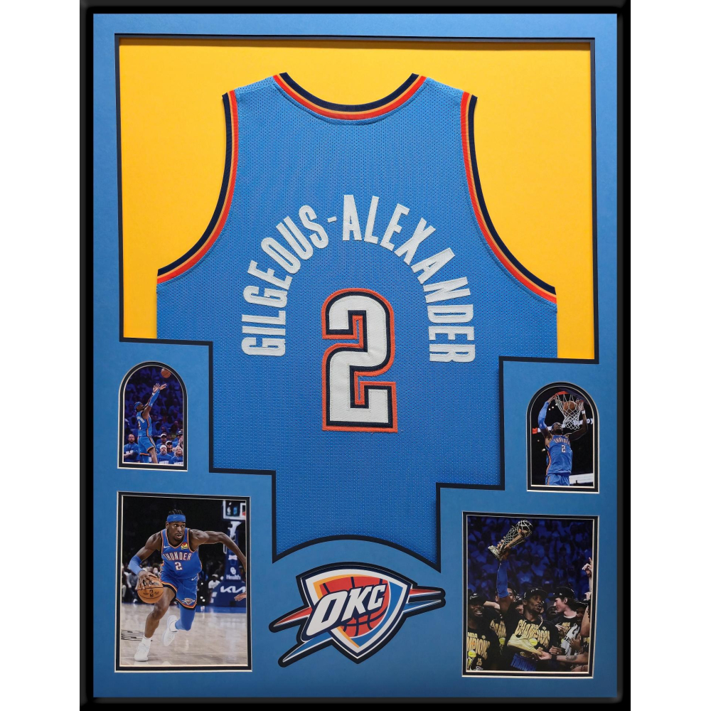 Shai Gilgeous-Alexander Custom Framed Jersey | Pristine Auction