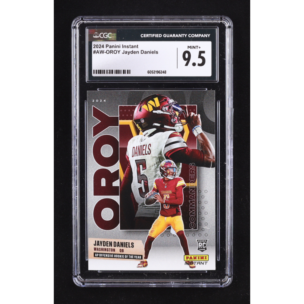 Jayden Daniels 2024 Panini Instant Award Winners #AWOROY RC (CGC 9.5 ...