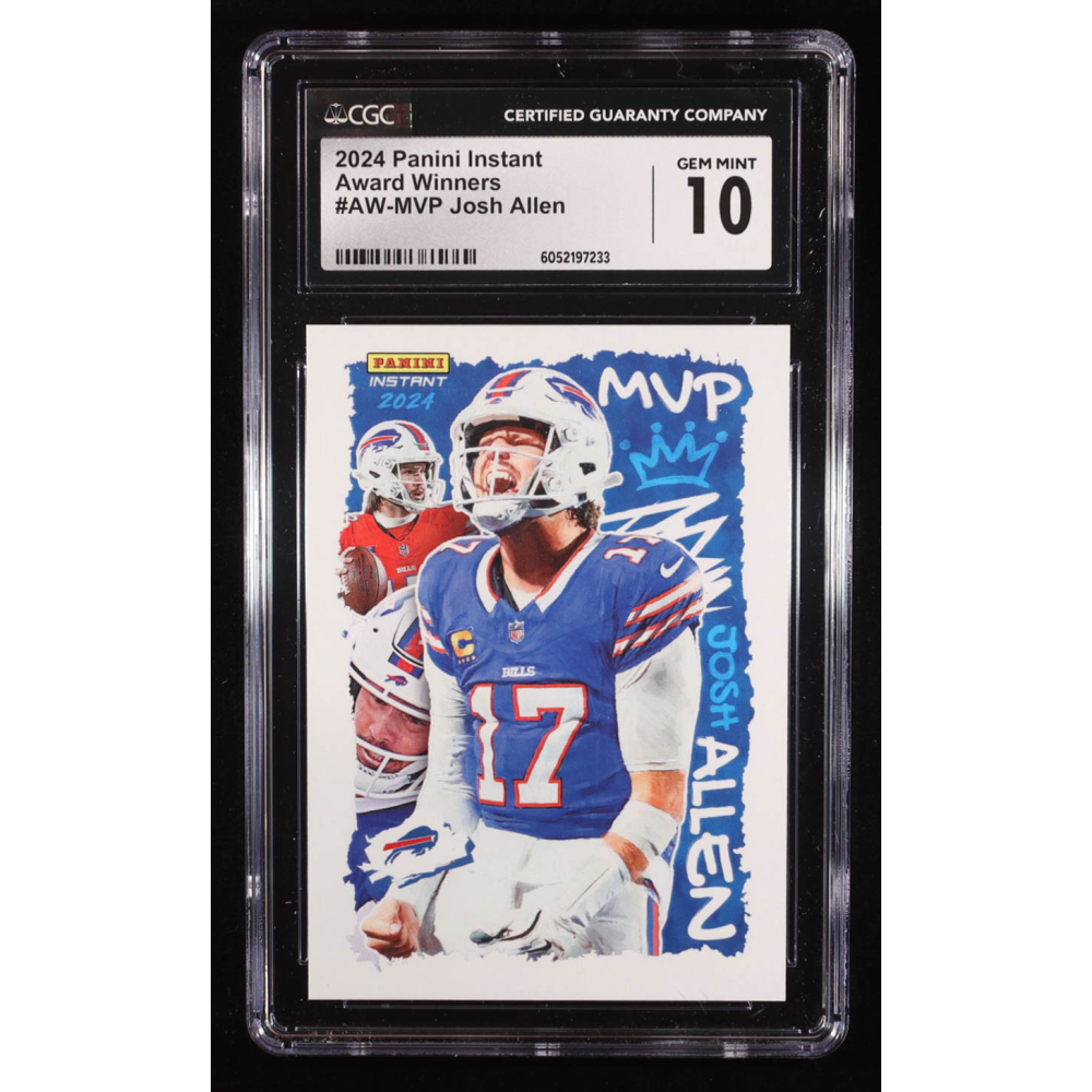 Josh Allen 2024 Panini Instant Award Winners #AWMVP (CGC 10) | Pristine ...