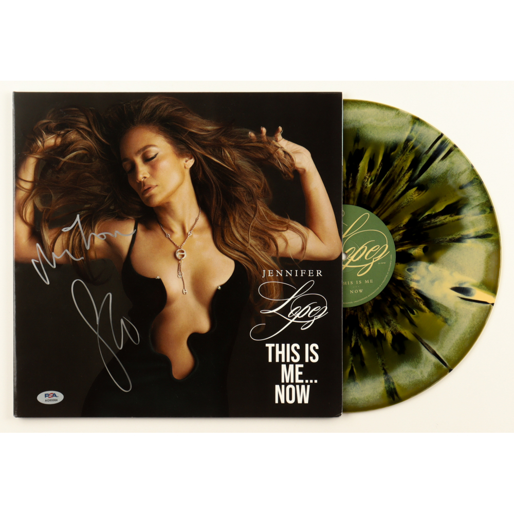 Jennifer Lopez Signed "This Is Me Now" Vinyl Record Album (PSA) | Pristine Auction