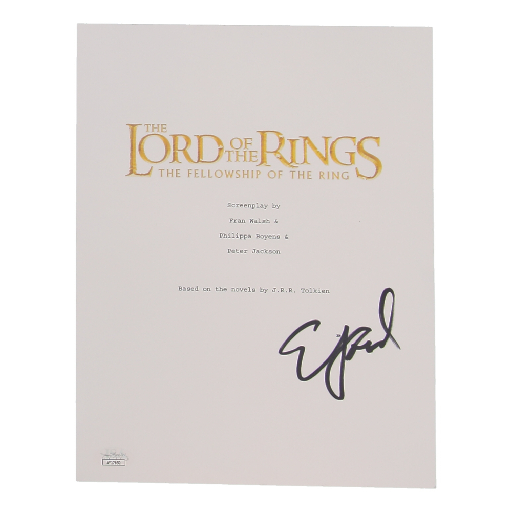 Elijah Wood Signed "The Lord of the Rings: The Fellowship of the Ring ...