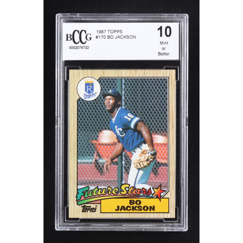 Bo Jackson 1987 Topps Future Stars #170 RC (BCCG 10) | Pristine Auction
