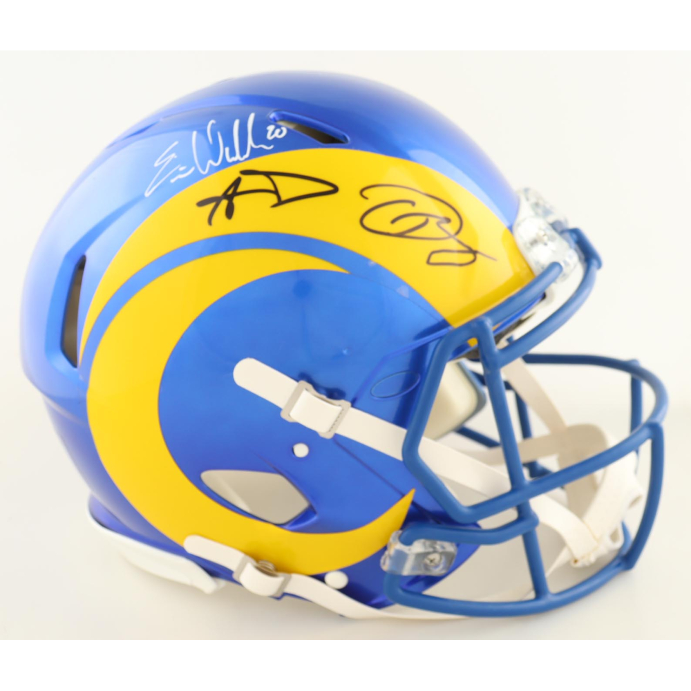 Eric Weddle, Aaron Donald & Odell Beckham Jr. Signed Rams Full-Size ...