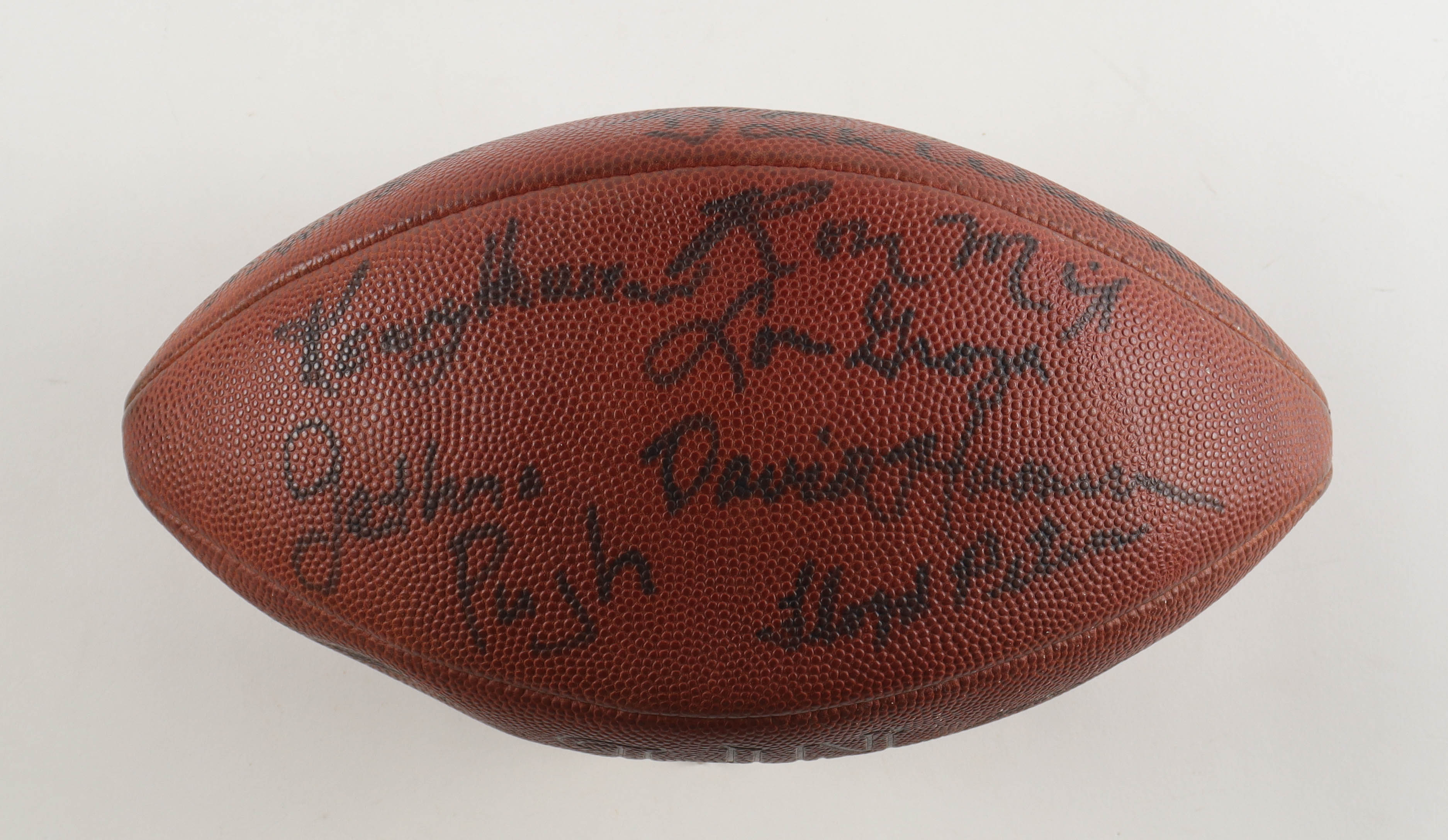 Hall Of Famers "The Duke" NFL Official Game Football Signed by (11 ...