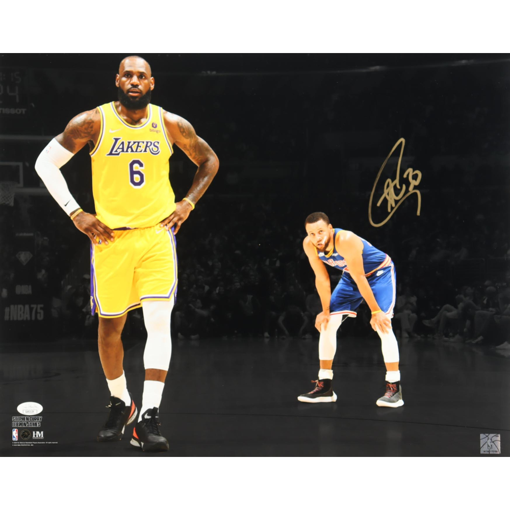 Steph Curry Signed Warriors 16x20 Photo (JSA) | Pristine Auction