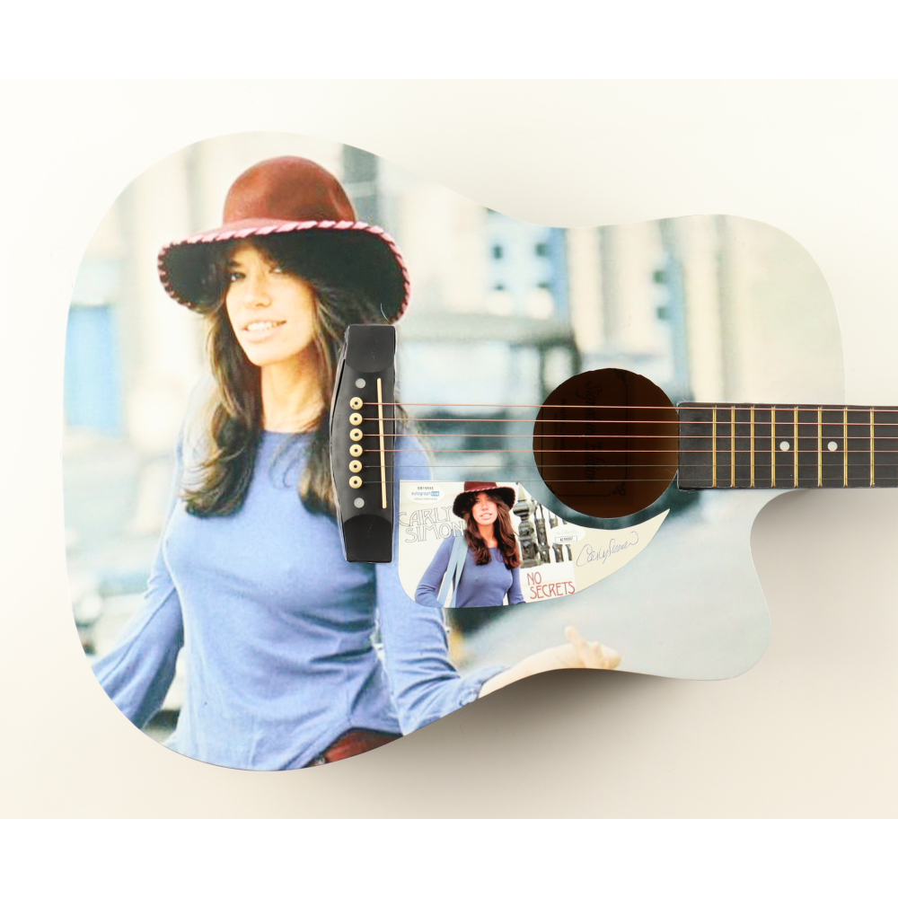 Carly Simon Signed 39" Electric Guitar (JSA, AutographCOA ...