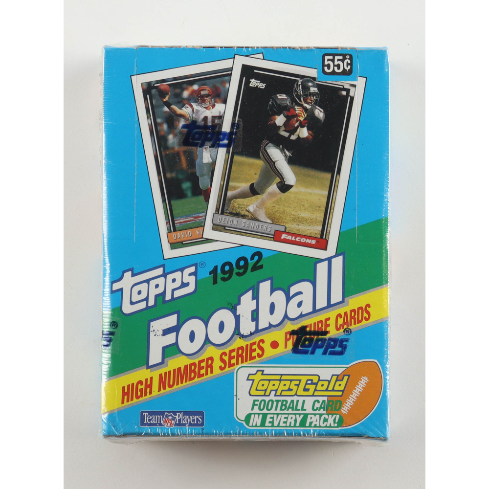 1992 Topps Series 3 High Number Football Wax Box with (36) Packs ...