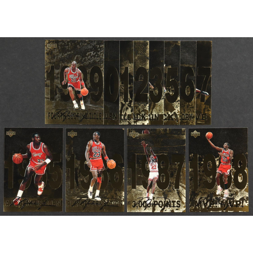 Michael Jordan 1998 Upper Deck Michael Jordan Gatorade Jumbo Complete ...