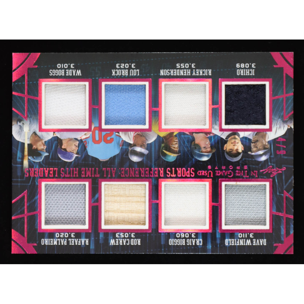 2024 Leaf ITG Used Sports Reference All Time Hits Leaders Prismatic ...