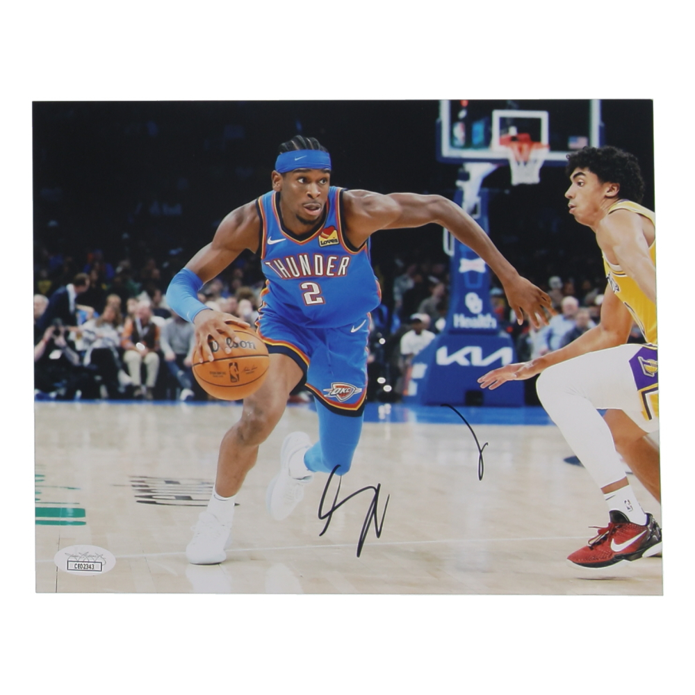 Shai Gilgeous-Alexander Signed Thunder 8x10 Photo (JSA) | Pristine Auction