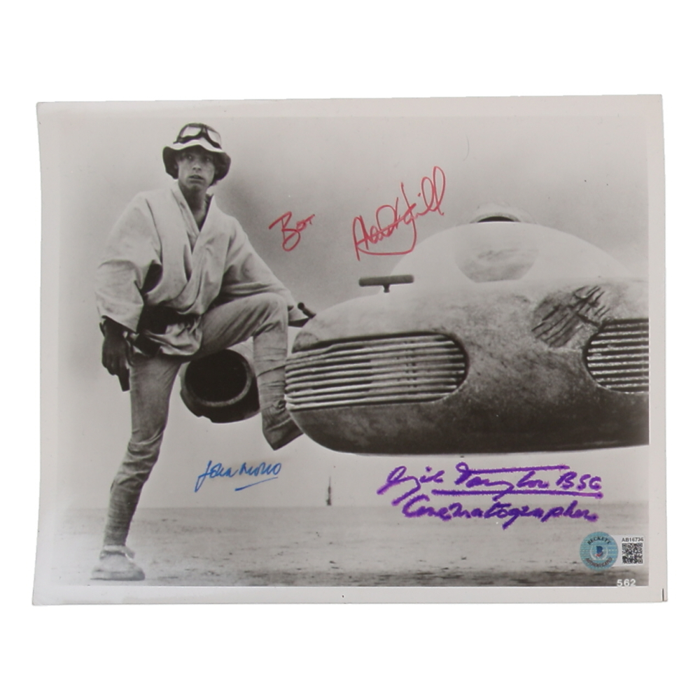 Mark Hamill, Gilbert Taylor & John Mollo Signed "Star Wars: Episode IV ...