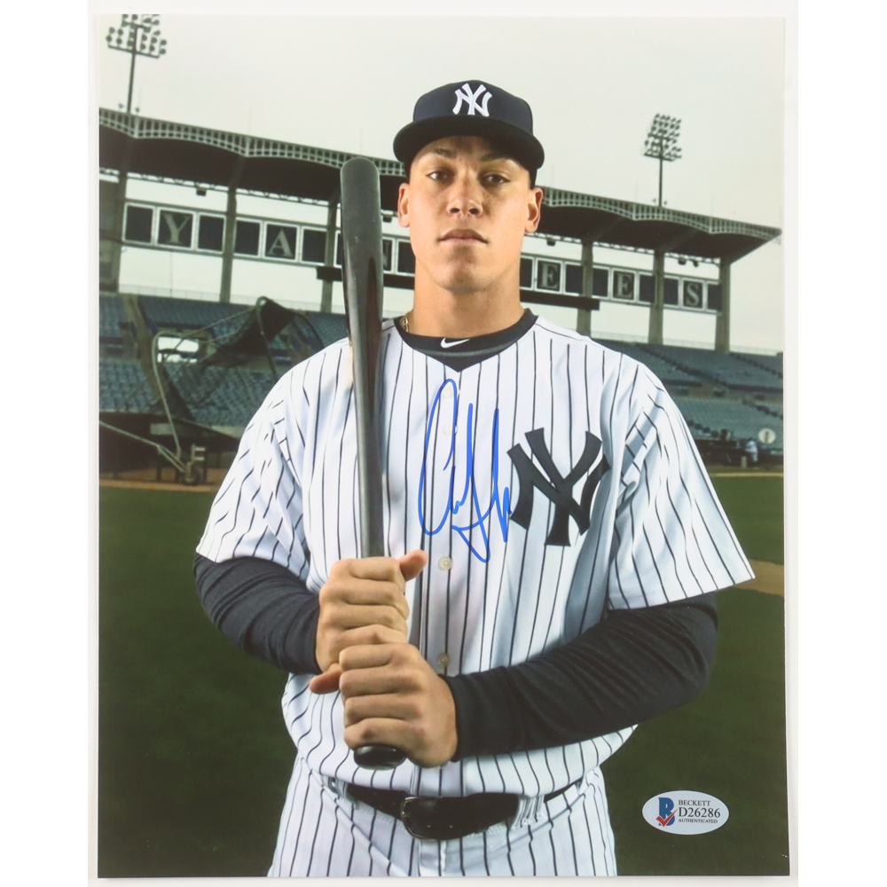 Aaron Judge Signed Yankees 8x10 Photo (Beckett) | Pristine Auction