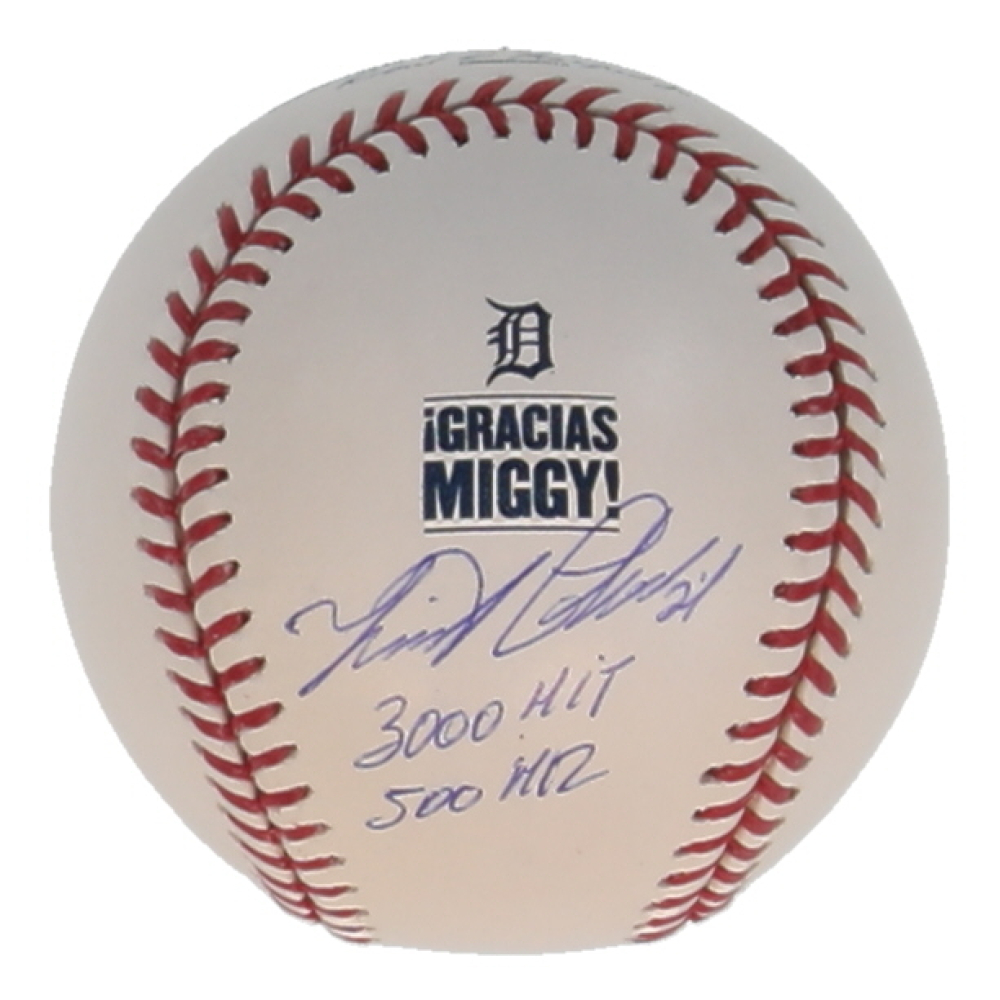 Miguel Cabrera Signed OML Gracias Miggy Logo Baseball (Beckett ...