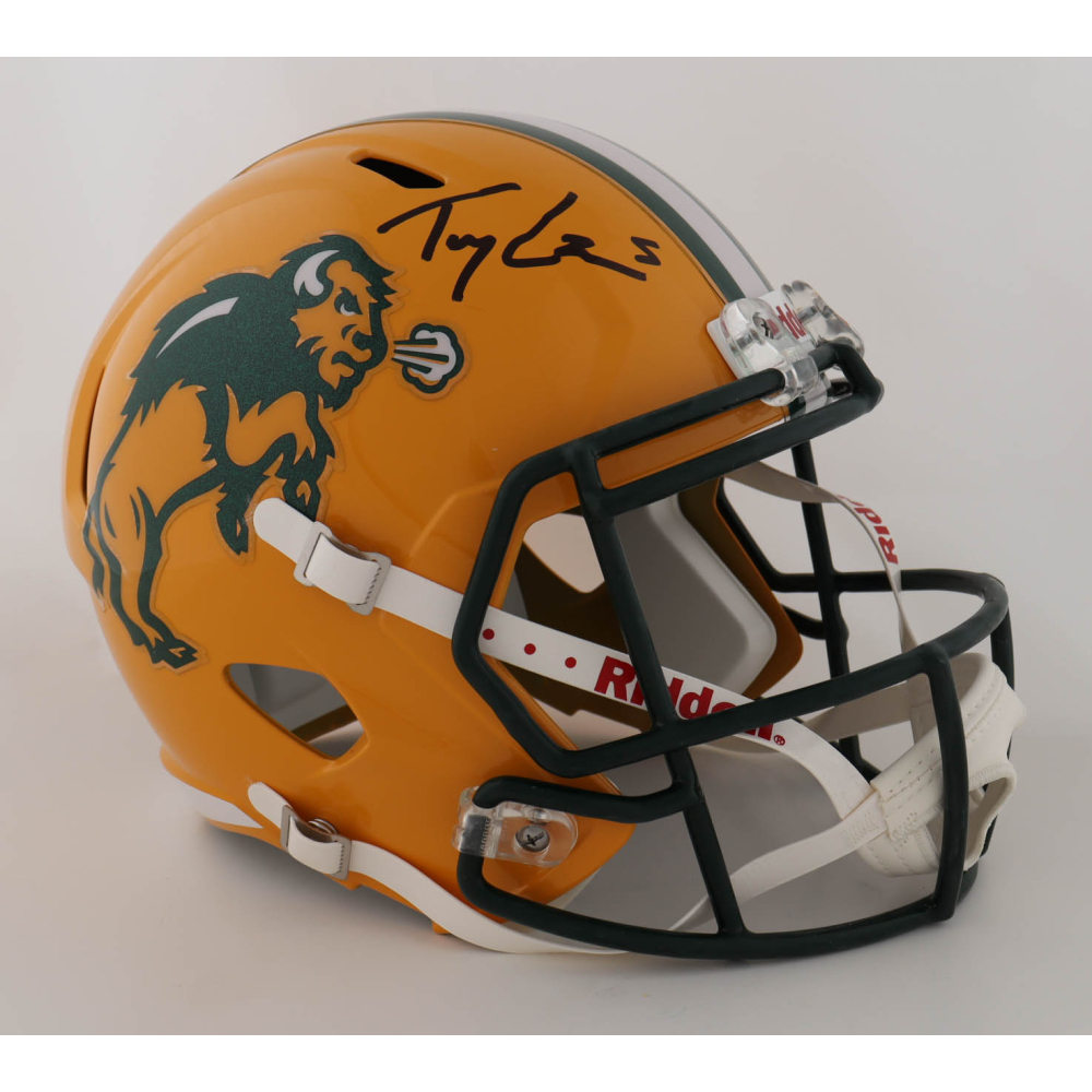 Trey Lance Signed North Dakota State Bison Full-Size Speed Hemet ...