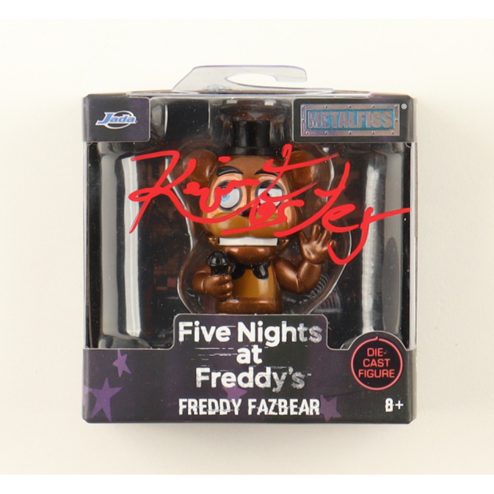 Kevin Foster Signed "Five Nights at Freddy's" Freddy Fazbear Mini Metalfigs Figure (JSA ...