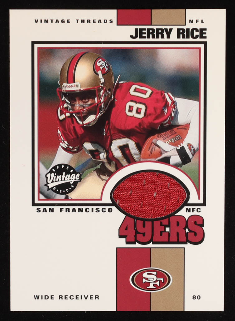 Jerry Rice 2001 Upper Deck Vintage Threads #JRVT | Pristine Auction