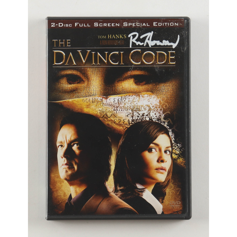 Ron Howard Signed "The DaVinci Code" DVD Case Insert (JSA) | Pristine ...