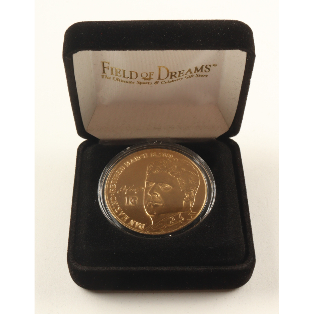 Dan Marino LE The Highland Mint Career Retirement Solid Bronze Coin ...