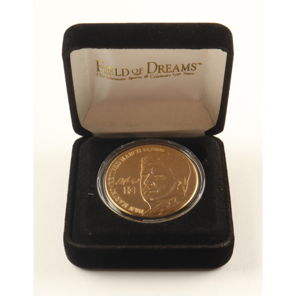 Dan Marino LE The Highland Mint Career Retirement Solid Bronze Coin ...