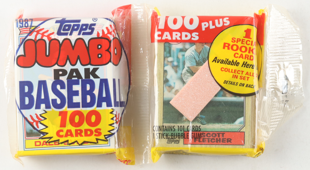 1987 Topps Baseball Jumbo Value Pack with (101) Cards | Pristine Auction