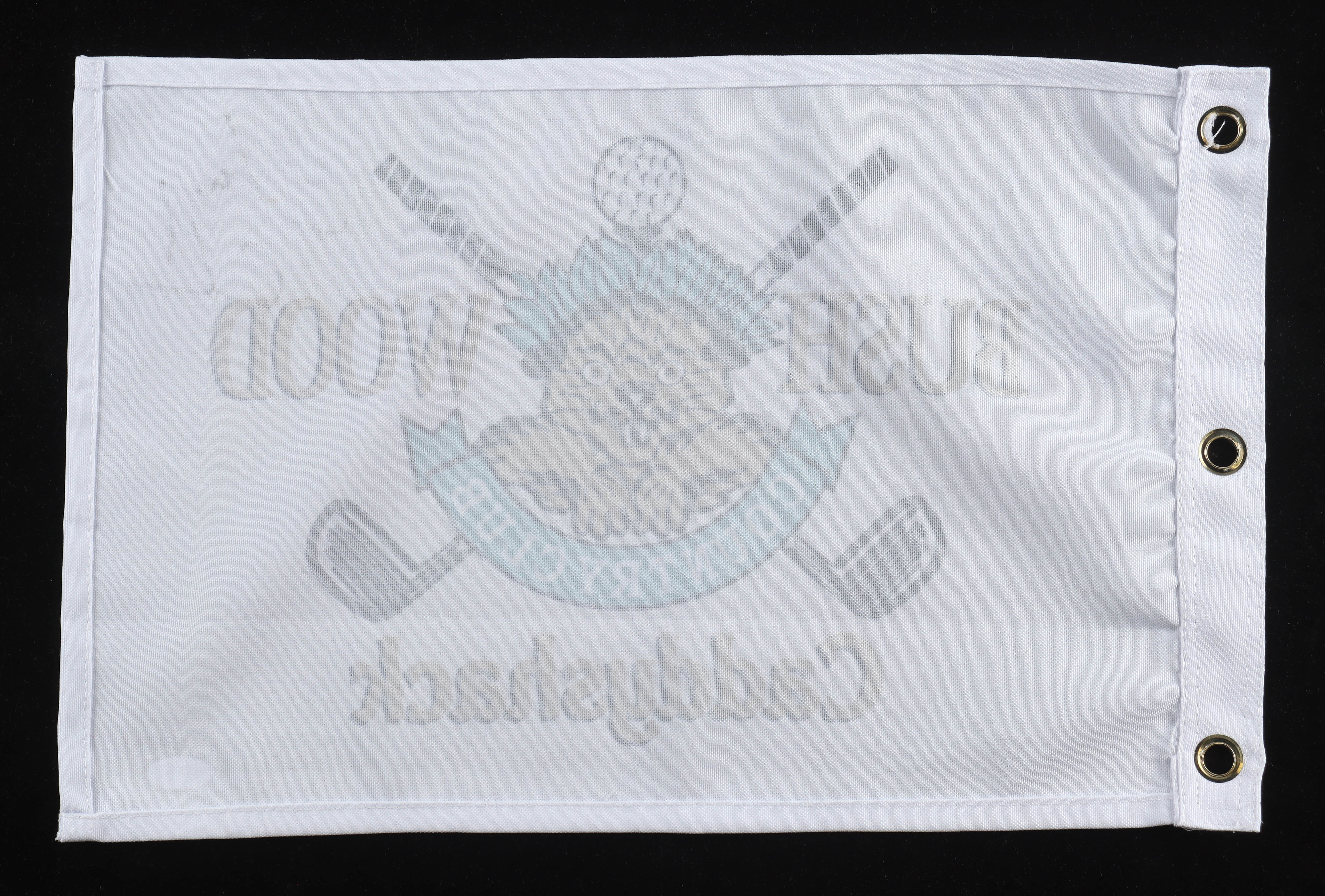 Chevy Chase Signed "Caddyshack" Bushwood Country Club Pin Flag (JSA ...