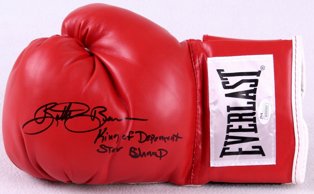 Eric Esch "Butterbean" Signed Everlast Boxing Glove Inscribed "King of ...